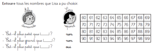 Le nombre mystère - L ecole de crevette