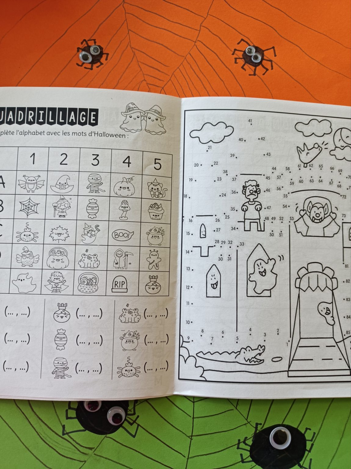 Cahier de vacances d’automne – Halloween – L ecole de crevette