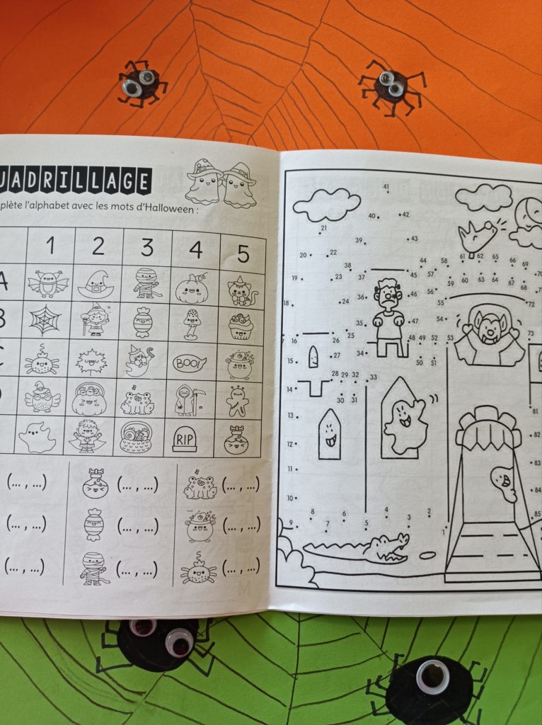 Cahier de vacances d’automne – Halloween – L ecole de crevette