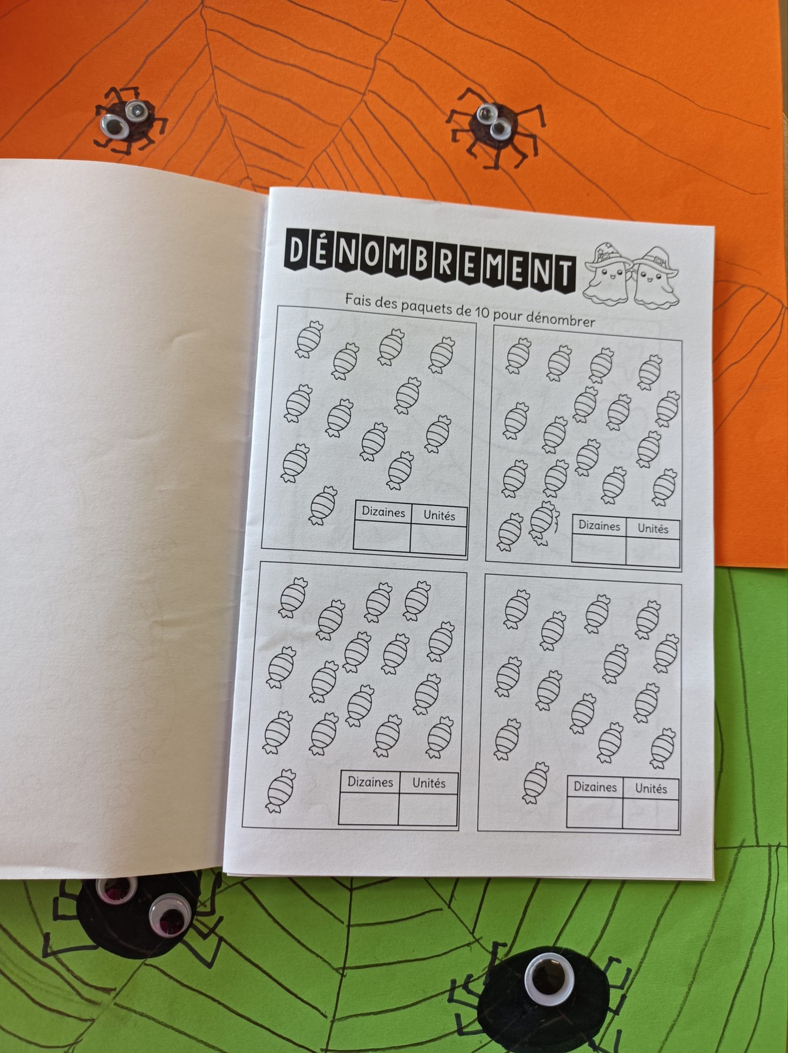 Cahier de vacances d’automne – Halloween – L ecole de crevette