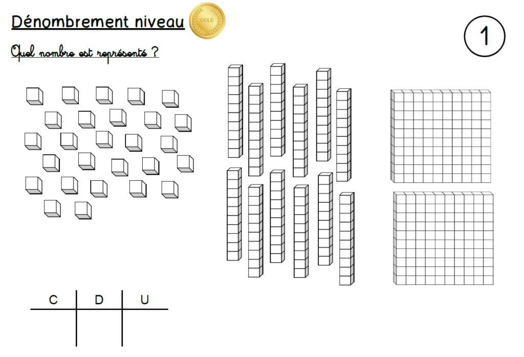Dénombrer une collection – L ecole de crevette