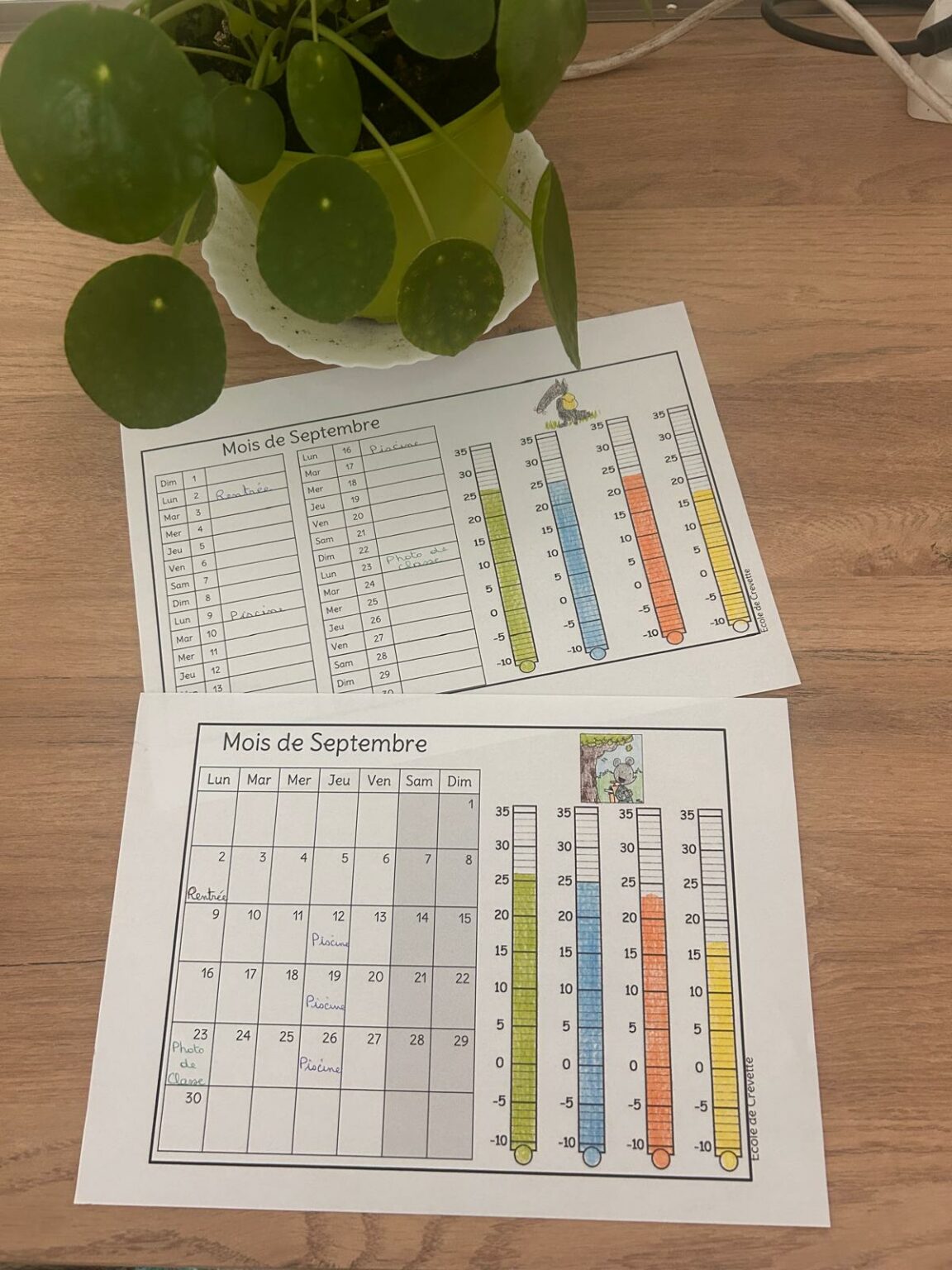 Calendriers rituels – L ecole de crevette