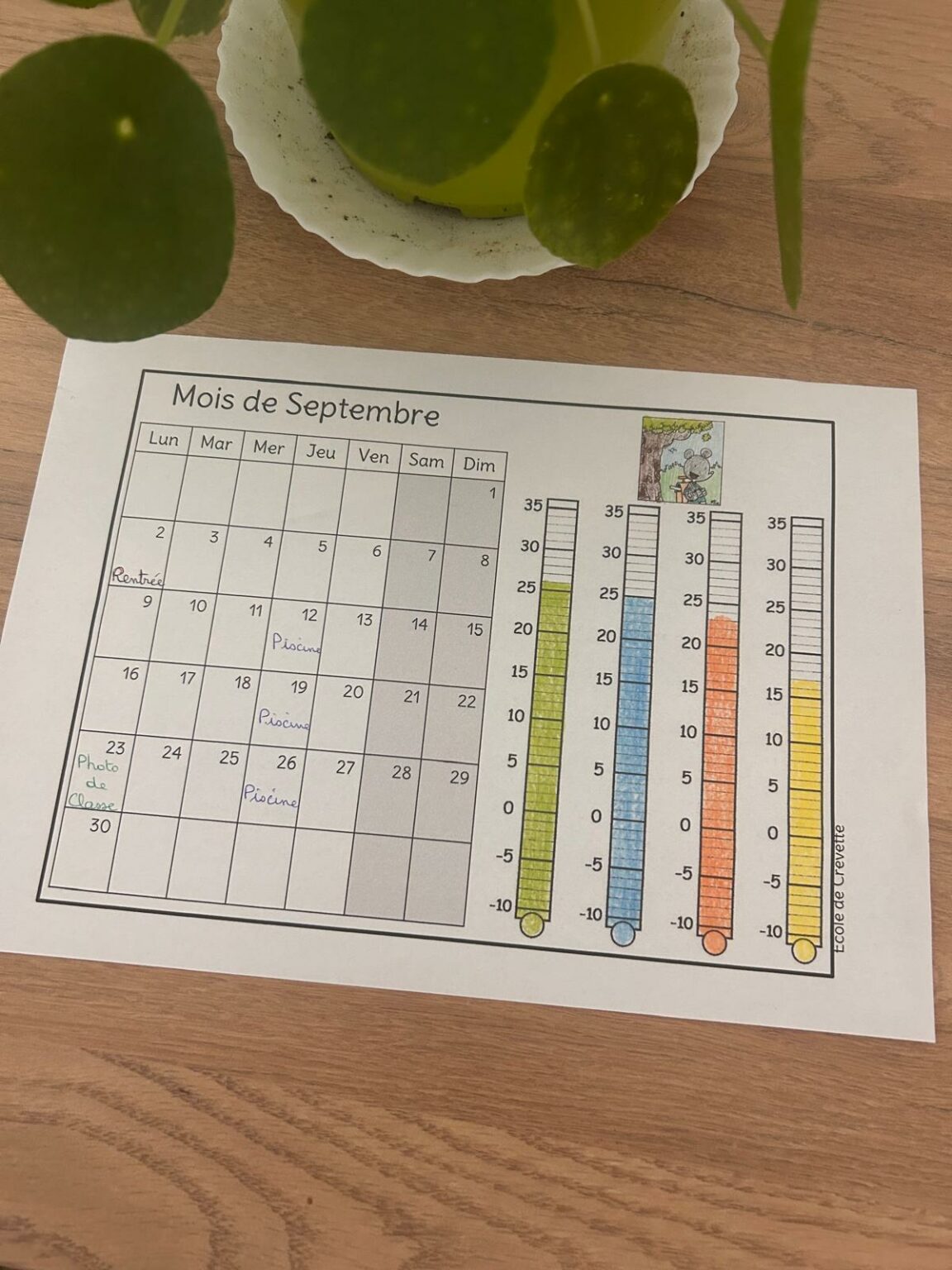 Calendriers rituels – L ecole de crevette