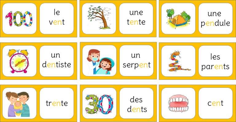 Dominos des sons – L ecole de crevette