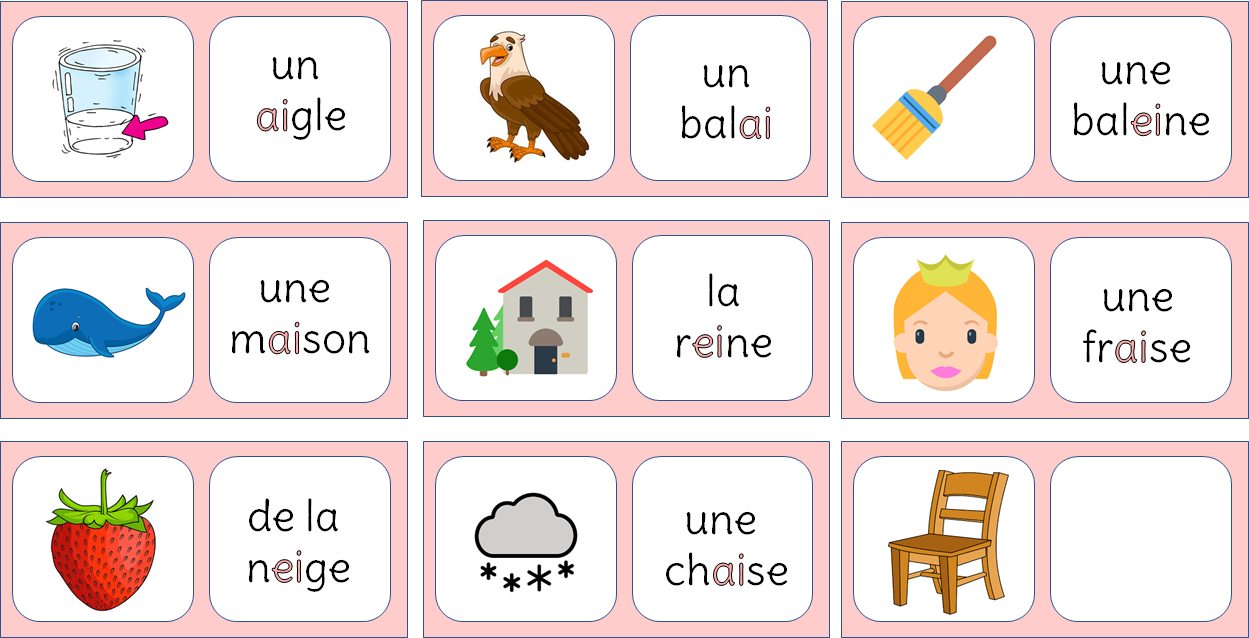 Dominos des sons – L ecole de crevette