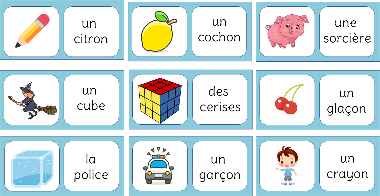 Dominos des sons – L ecole de crevette