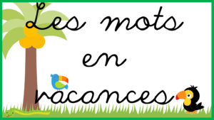 Le mur des mots – L ecole de crevette