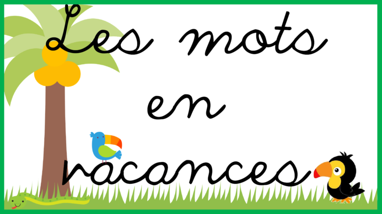 Le mur des mots – L ecole de crevette