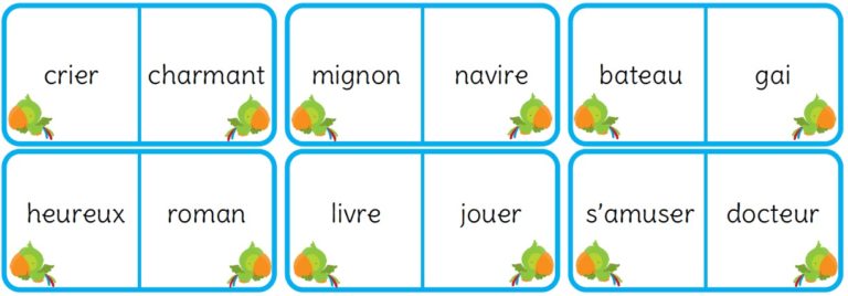 Jeux autour des synonymes – L ecole de crevette