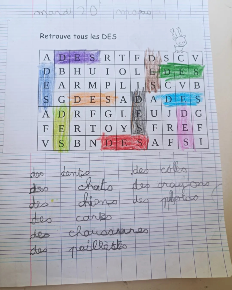 Rituels – les mots outils – L ecole de crevette