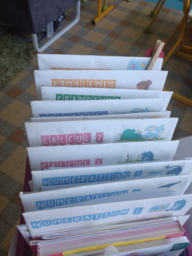 Intercalaires pour classement des livrets – L ecole de crevette