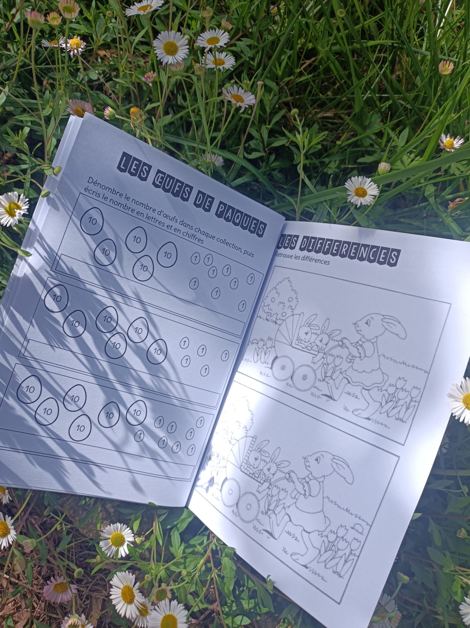 Le cahier de vacances de Printemps – L ecole de crevette