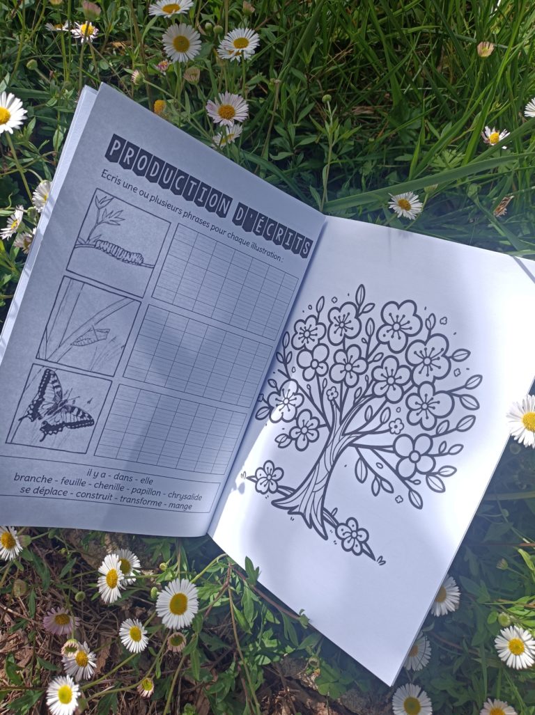 Le cahier de vacances de Printemps – L ecole de crevette