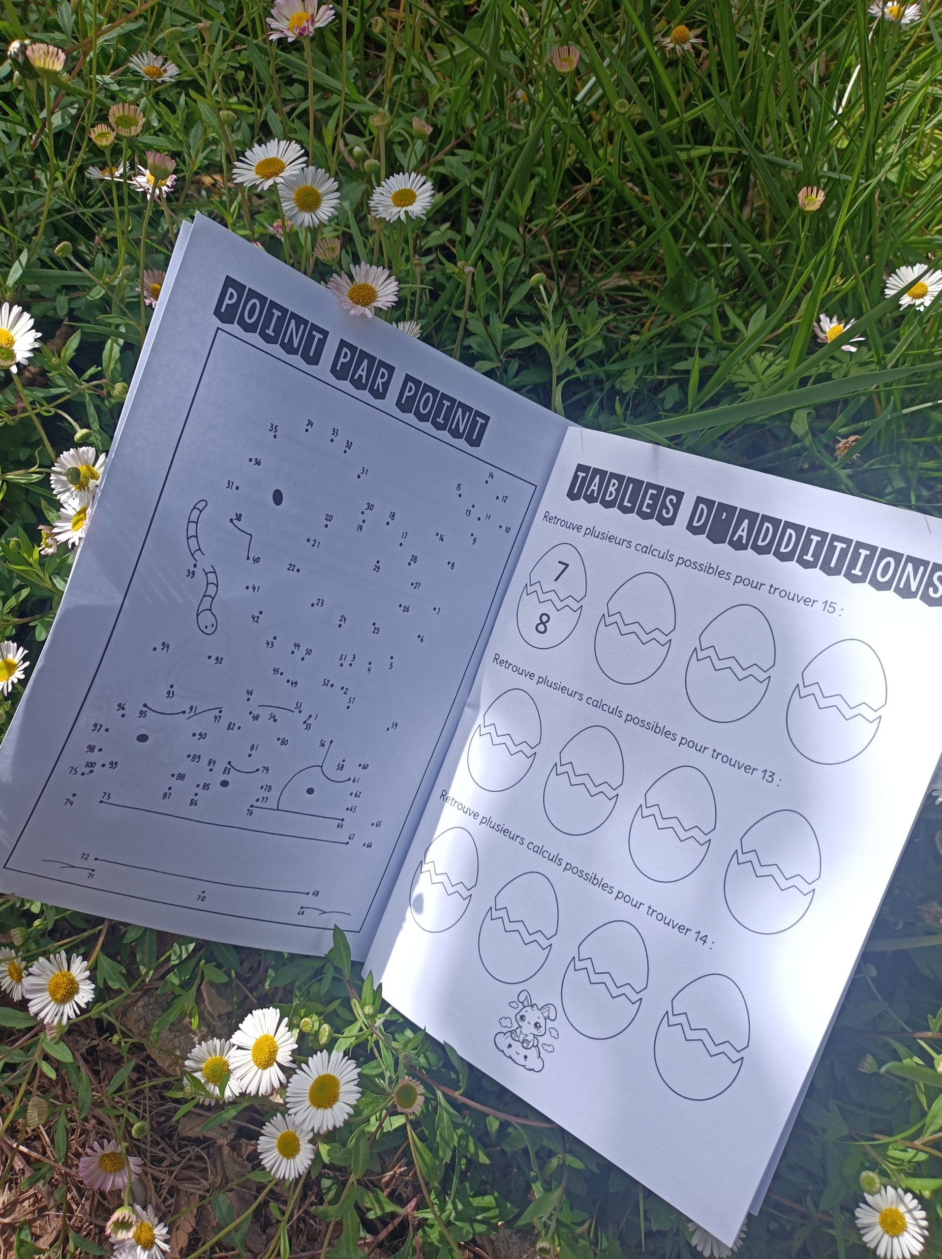 Le cahier de vacances de Printemps – L ecole de crevette