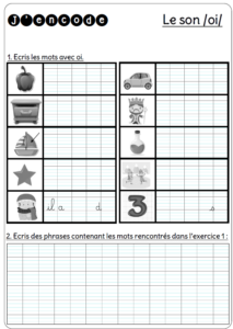 Etude des sons au CE1 – L ecole de crevette