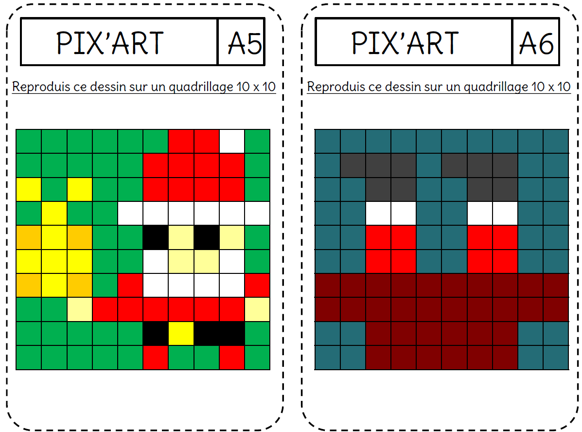 Pixel Art de Noël – L ecole de crevette