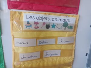 Le mur des mots – L ecole de crevette