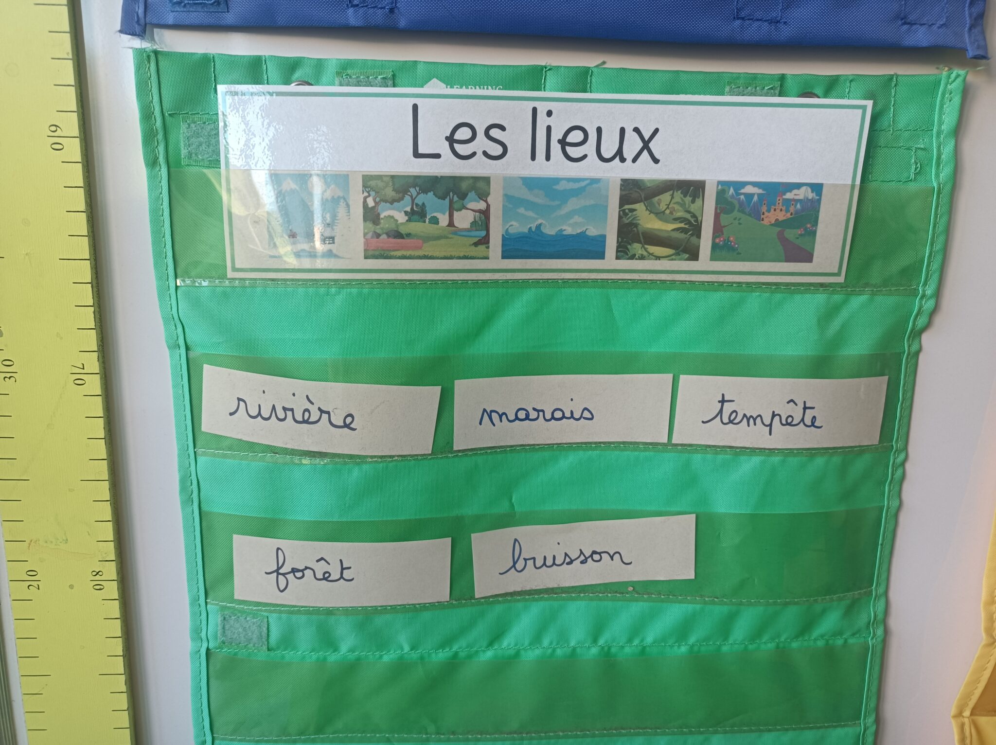 Le mur des mots – L ecole de crevette