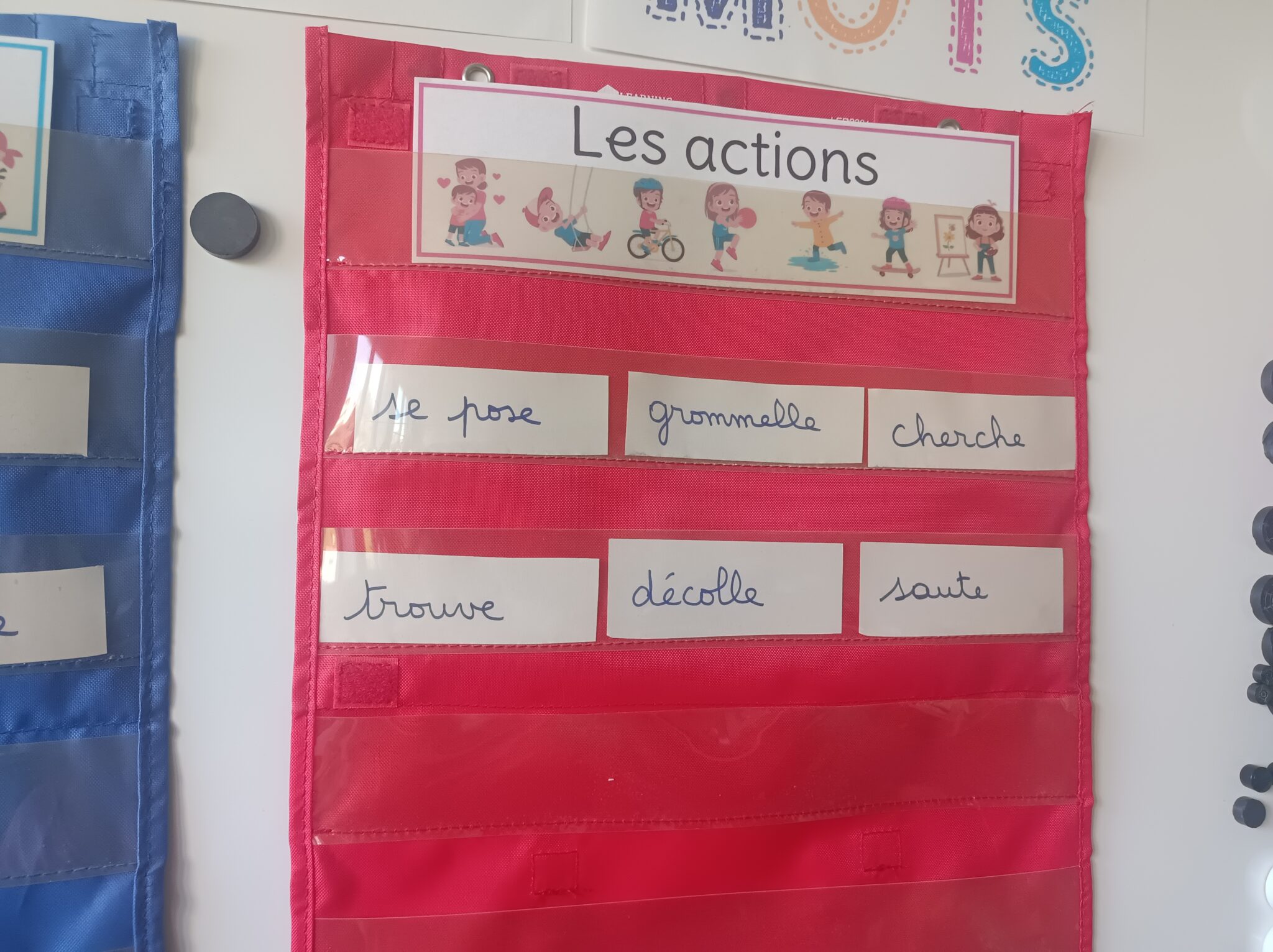 Le mur des mots – L ecole de crevette