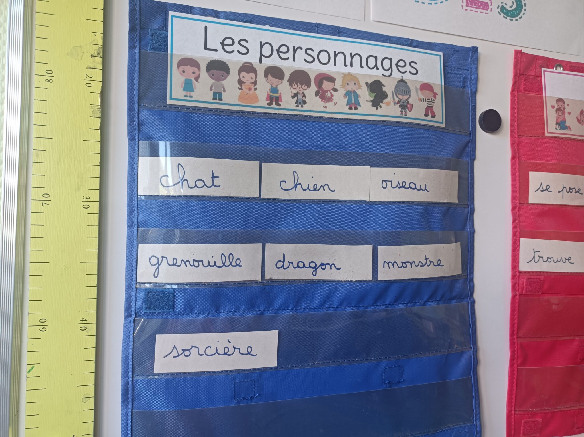 Le mur des mots – L ecole de crevette