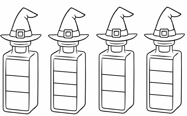 Espace à scénario – Les potions de la sorcière – L ecole de crevette