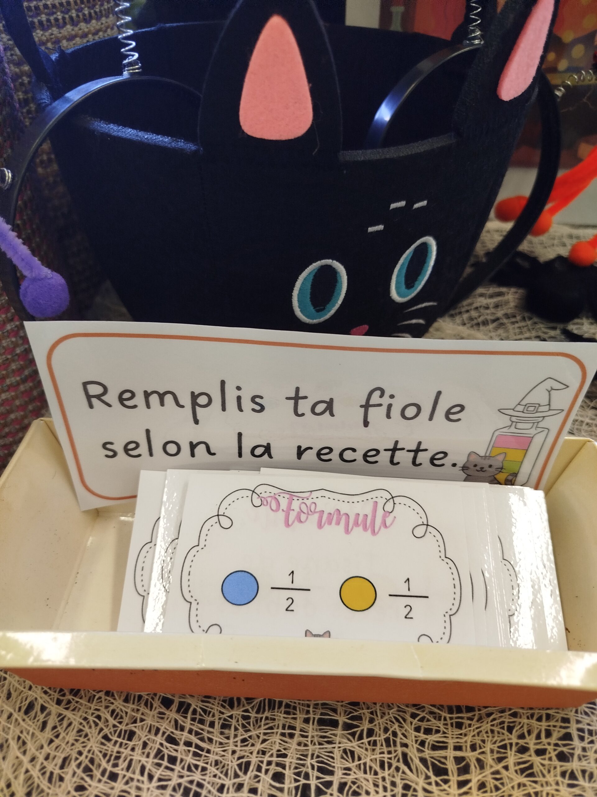Espace à scénario – Les potions de la sorcière – L ecole de crevette